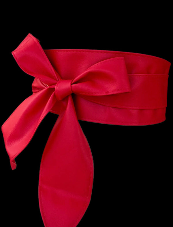Red Obi Belt – ElegancebyRhonz